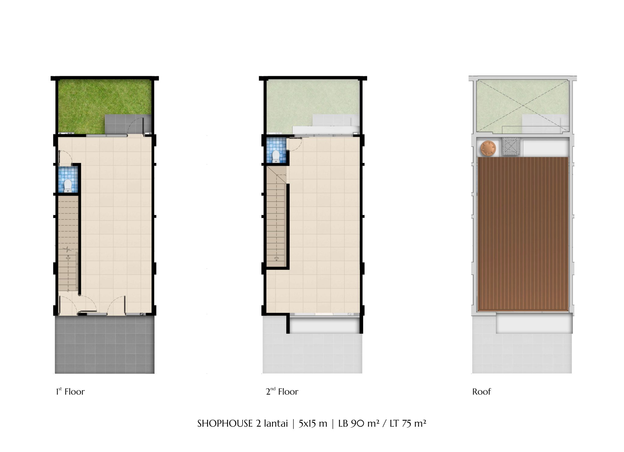 Shophouse Morizono, Ruang Usaha Modern di Kawasan Hunian Berkembang ...