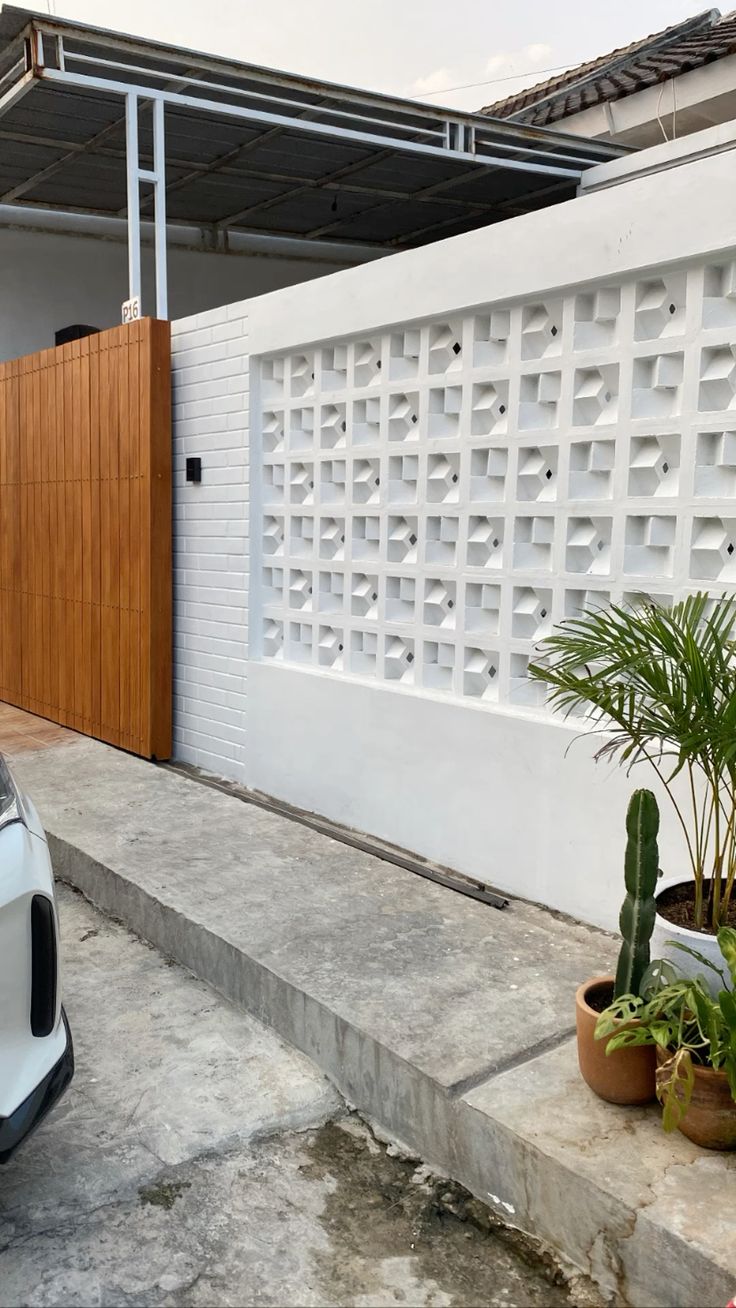 7 Model Pagar Tembok Unik Minimalis untuk Rumah Anda - Gardens at Candi ...