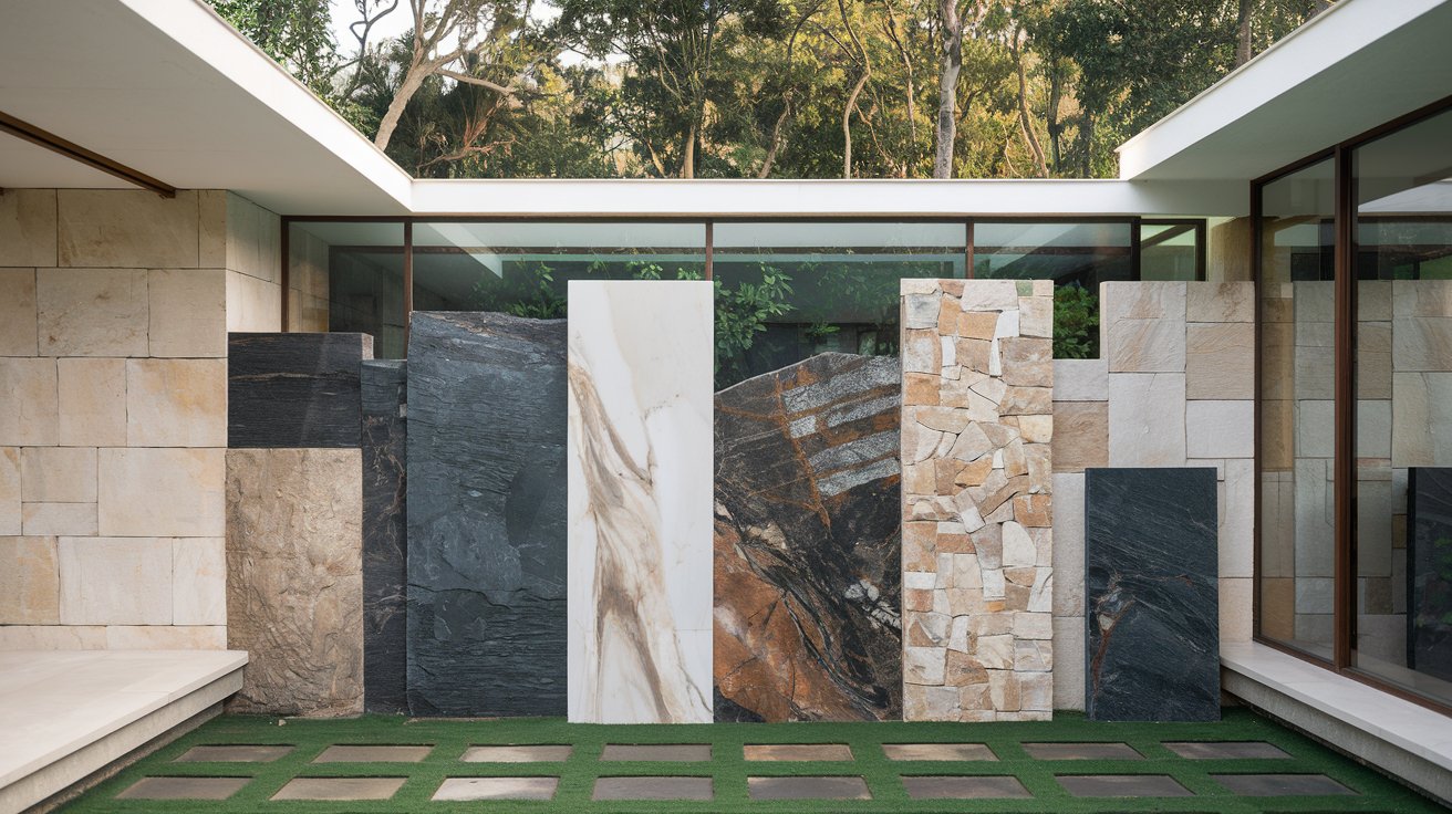 Batu Alam Dinding Rumah Minimalis: 10 Model Terbaik - Gardens at Candi ...