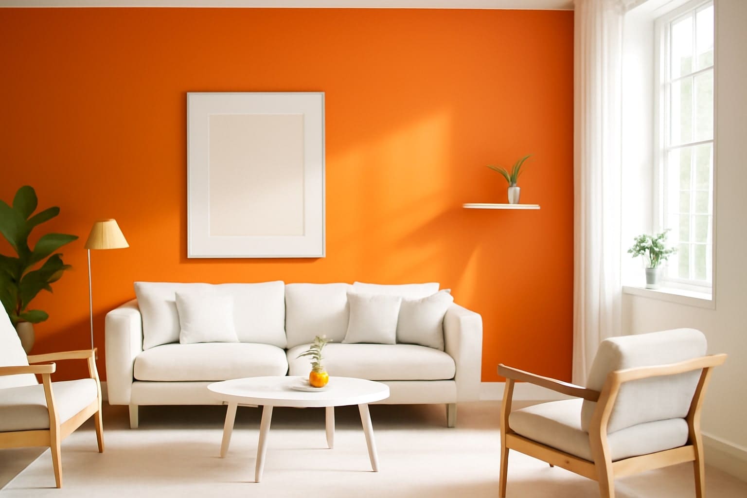 10 Kombinasi Warna Orange yang Ceria untuk Rumah Anda