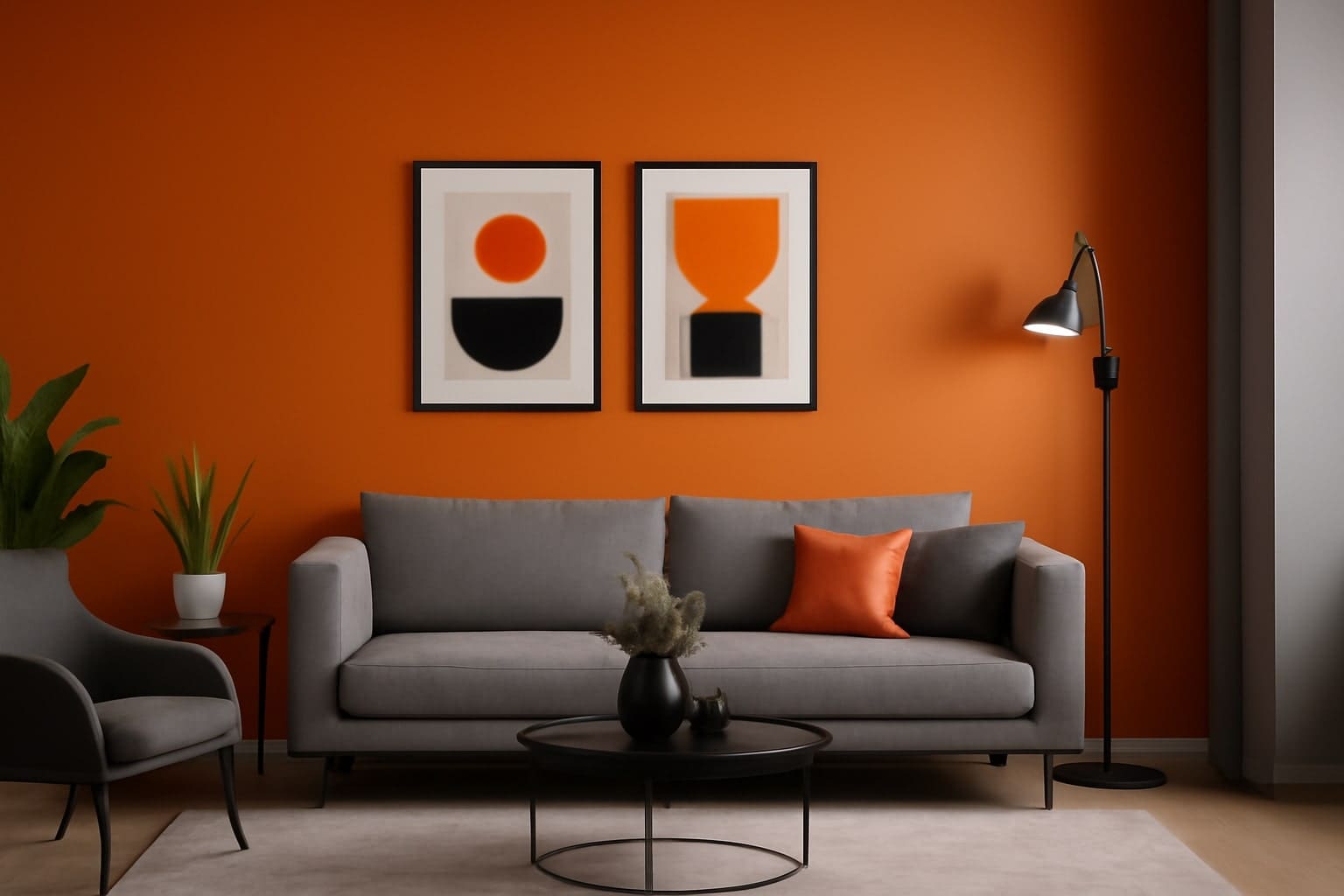 10 Kombinasi Warna Orange yang Ceria untuk Rumah Anda