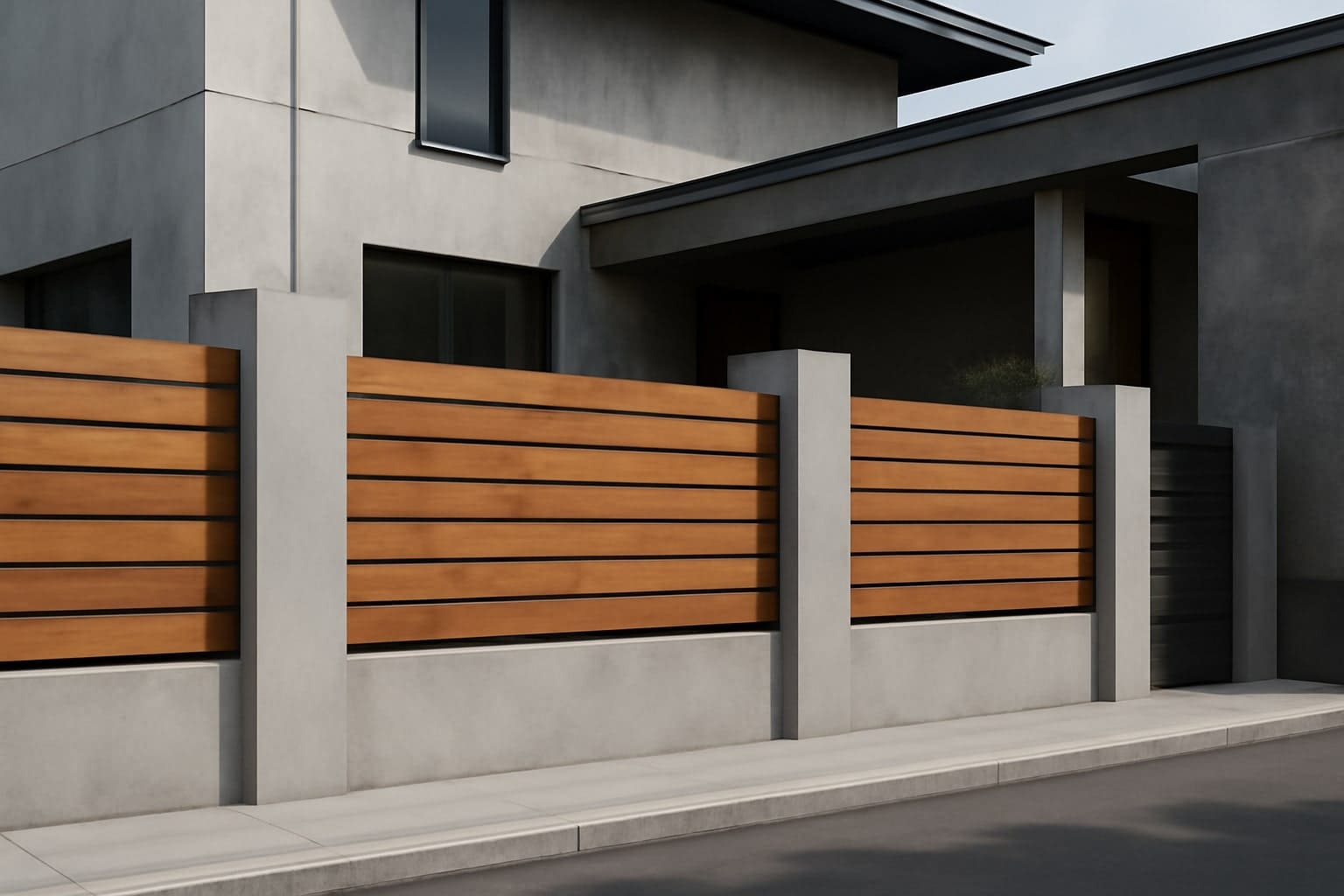 12 Desain Pagar Tembok Unik Minimalis untuk Rumah Anda