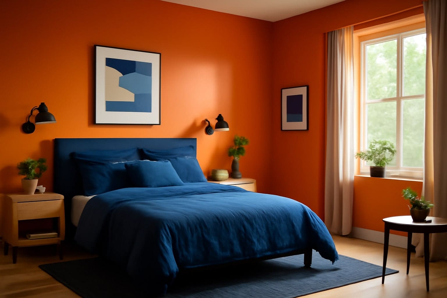 10 Kombinasi Warna Orange yang Ceria untuk Rumah Anda