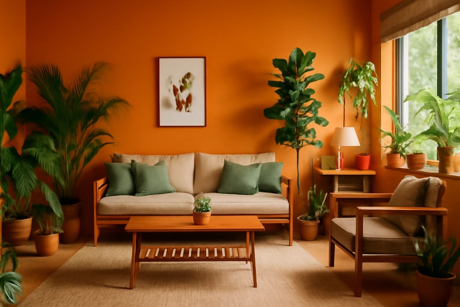 10 Kombinasi Warna Orange yang Ceria untuk Rumah Anda